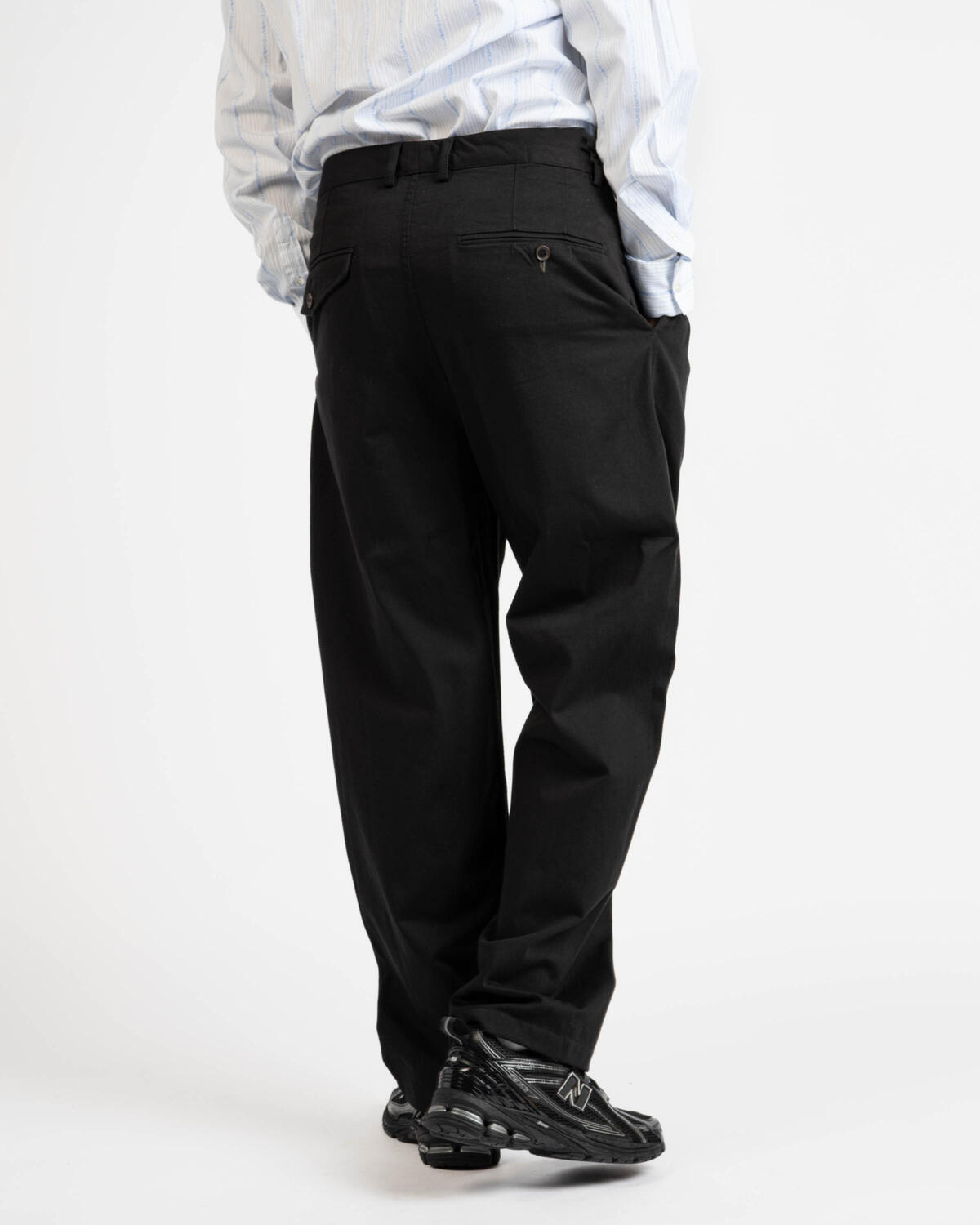 Universal Works DOUBLE PLEAT PANT | 00133-BLK | AFEW STORE